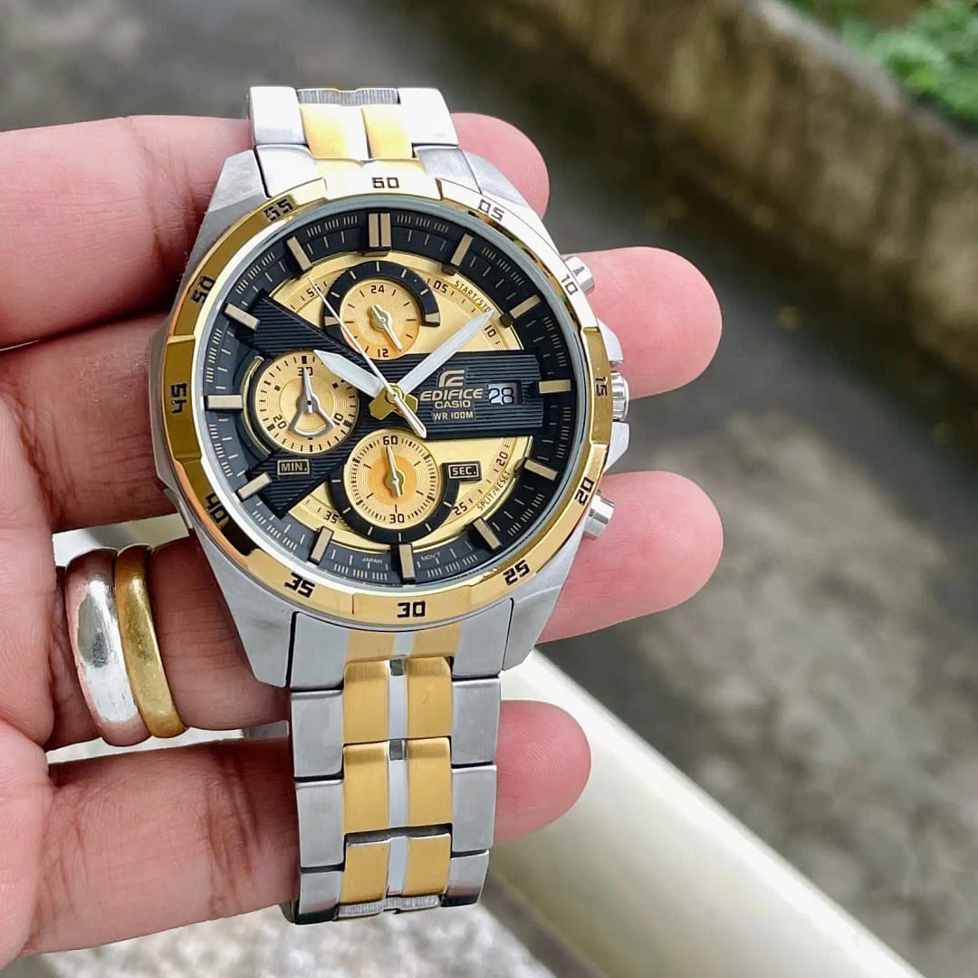Casio Edifice metal strap wrist watch for men